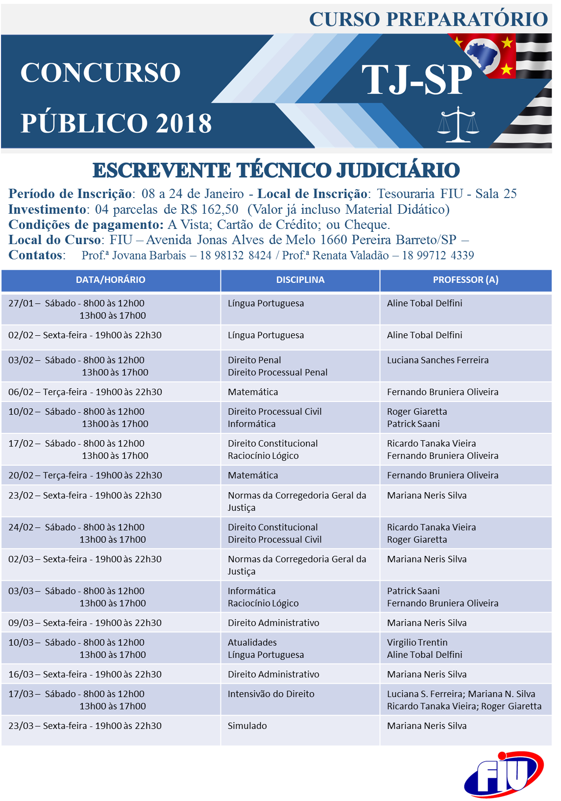 Inscrições abertas para Curso Preparatório TJ-SP – Faculdades ... Inscrições abertas para Curso Preparatório TJ-SP – Faculdades ...
